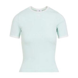 Courr&egrave;ges Damen, Oberteile, Blau, XSGr&ouml;&szlig;e