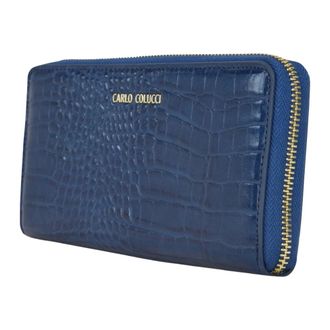 Carlo Colucci unisex, Accessoires, Bleu, Taille: ONE Size Wallets & Cardholders