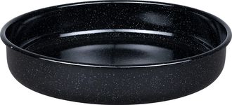 Riess 0395-022, Bratrohrpfanne rund 30cm, Höhe 6cm, Classic/Back/Bratform, PROFI, LBH 30 x 30 x 6cm, Gewicht 1,011kg