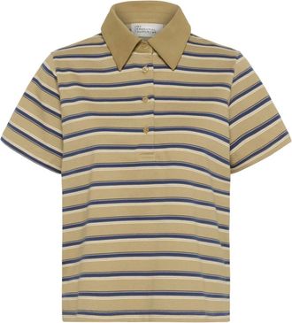 MY ESSENTIAL WARDROBE Femme, Tops, Beige, Taille: 42 FR Asla Polo Tee