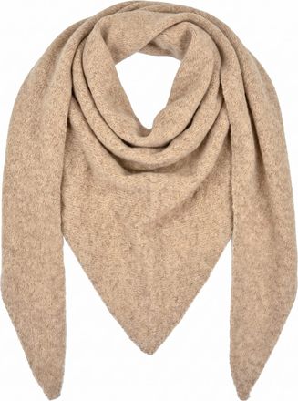 styleBREAKER Tuch Leichtes Strick Dreieckstuch Woll-Anteil