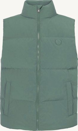 Jott Doudoune mixte sans manches esprit Puffer Vert c&eacute;ladon Nagano - Taille XS