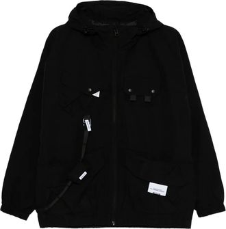 Musium Div. veste à design multi-poches - Noir