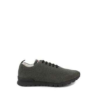 Kiton Grafikspiel Sneakers - - Shoes - Herren - Gr&uuml;n - 45 EU