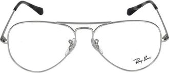 Ray-Ban unisex, Accessoires, Gris, Taille: 58 MM Optical Frame