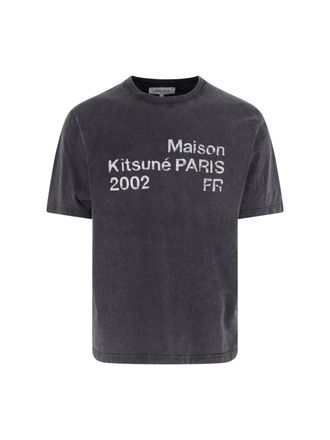 Maison Kitsun&eacute; T-Shirt-Logo
