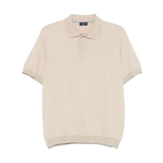 Paul & Shark Homme, Tops, Beige, Taille: 4XL Polo Beige &agrave; Manches Courtes