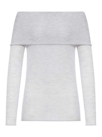 Roberto Collina Pull Col Bateau - Gris