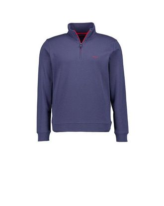 N.Z.A. Herren Pullover blau unifarben
