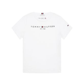 Tommy Hilfiger T-Shirt Essential KS0KS00210 Wei&szlig; Regular Fit