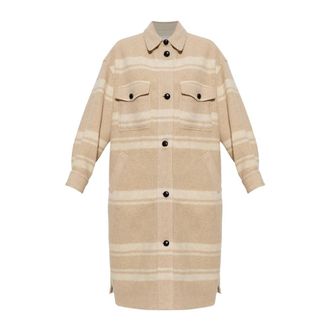 Isabel Marant Djila Coat - - Coats - Damen - Beige - XS