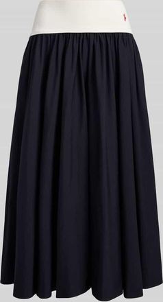 Polo Ralph Lauren Ausgestellter Midi-Rock aus reiner Baumwolle