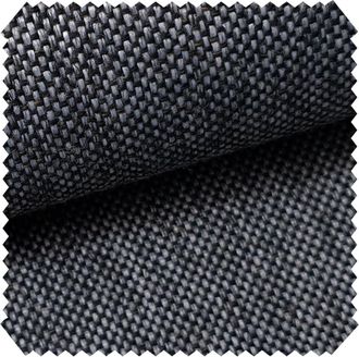 Novely LARISO - Gewebter Polsterstoff - Melierter Möbelstoff - Flachgewebe - Meterware 1lfm | Farbe: 98 Graphit