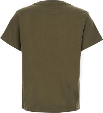 BA&SH Logo-Graphic Cotton T-shirt - Green