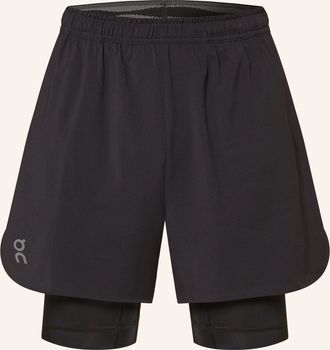 On 2-In-1-Trainingsshorts Train schwarz