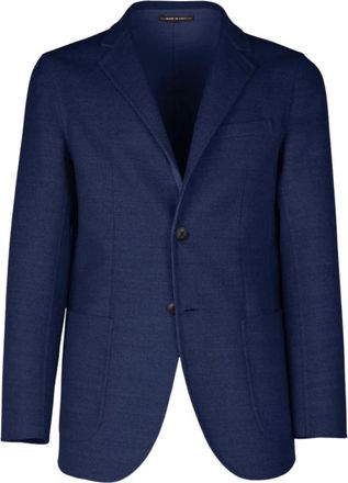 Loro Piana Homme, Vestes, Bleu, Taille: 3XL Veste Formelle