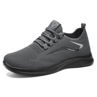 Generic Chaussures De Sport Homme Respirantes en Mesh Chaussures De Marche, Course &Agrave; Pied Tennis Et Training avec Amorti pour La Salle De Sport(Gray,40 EU)