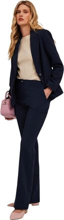 Motivi Palazzo-Hose mit Bügelfalte Blau 44 Spring Summer 25