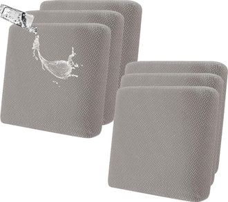 Shanna Stretch Sofabezug rutschfest Sitzkissen Bezug: 6 Stück Outdoor-Kissenbezüge hochelastischer Magischer Sofabezug Elastische untere Spandex-Gewebe Möbel