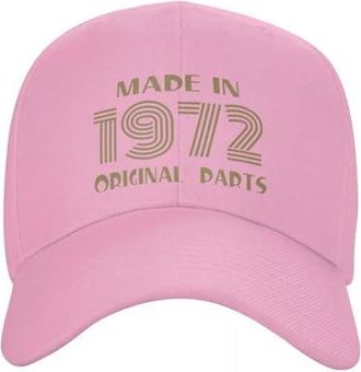 Generic Casquette de baseball personnalis&eacute;e fabriqu&eacute;e en 1972 &eacute;dition limit&eacute;e casquette de baseball pour homme et femme respirant 50e anniversaire chapeau de 