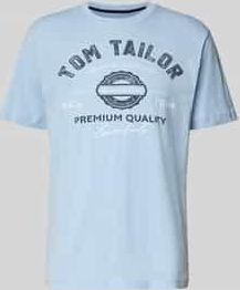 Tom Tailor Regular Fit T-Shirt aus reiner Baumwolle