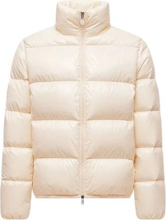 Moncler Femme, Vestes, Beige, Taille: 38 FR Doudoune Courte Abbadia