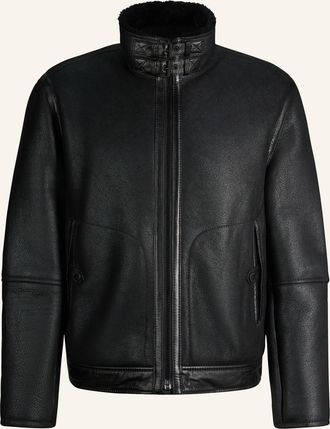 Strellson Lederjacke schwarz