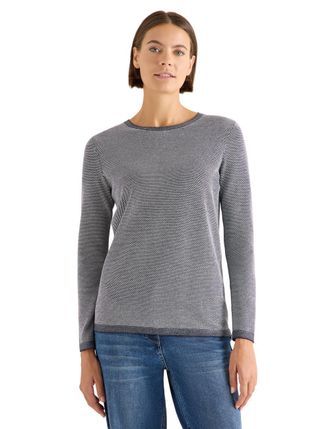 Cecil Damen Two-Tone Pullover