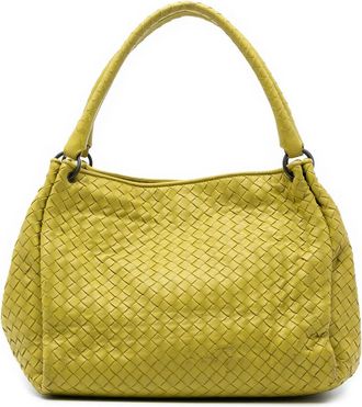 Bottega Veneta Shopper - Nappa Intrecciato Parachute Tote - Gr. unisize - in Gelb - f&uuml;r Damen