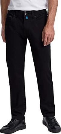 Pierre Cardin Lyon Tapered Jeans, Black Black Raw 8047 9800, 32W / 34L Homme
