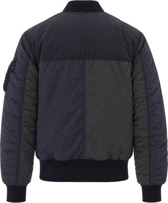 Alpha Industries Nylon Bomber Jacket - Black