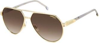 Carrera 1067/S Lunettes de Soleil, Or/Gris, 62 Homme