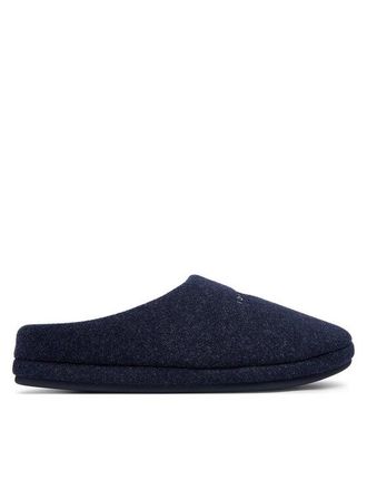 Tommy Hilfiger Hausschuhe Felt House Shoe FM0FM06017 Dunkelblau