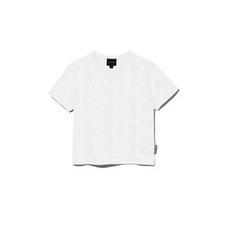 Marc Jacobs Monogram Baby Tee - - Tops - Damen - Beige - S