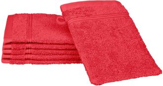 ROSS Uni-Walk Handtücher Rubin Malve, Waschhandschuh 16x22 cm