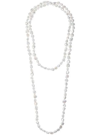 Yoko London collier sautoir en perles - Blanc