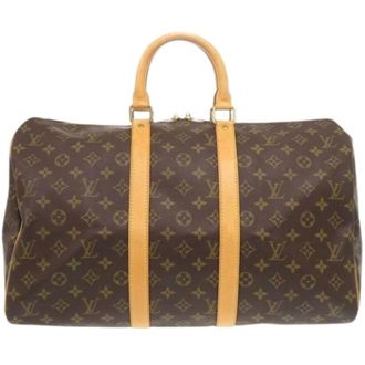 Louis Vuitton unisex, Pre-owned, Brun, Taille: ONE Size Sac Week-end Vintage en Toile Pre-owned