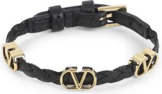 Valentino Garavani Femme, Accessoires, Noir, Taille: ONE Size Bracelet VLogo Signature