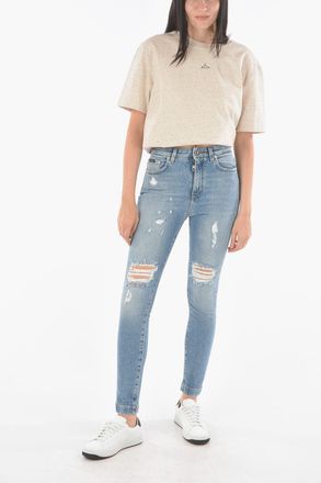 Dolce & Gabbana Slim-Fit-Jeans AUDREY mit Destroyed-Effekt Dolce & Gabbana
