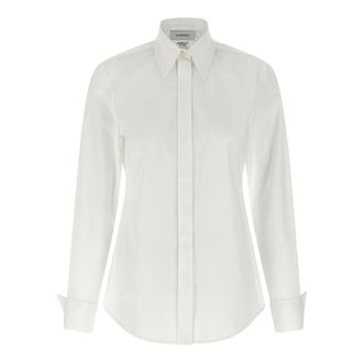 Sportmax Oste Baumwoll-Popeline-Hemd - - Blouses & Shirts - Damen - Wei&szlig; - XS