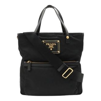 Prada Pre-owned Vintage Nylon Tote Bag - - Pre-owned - Damen - Schwarzk - ONE SIZE