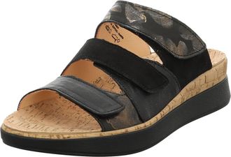 Think Damen Meggie Lederfutter Hausschuh, Schwarz/Kombi 0060, 41 EU