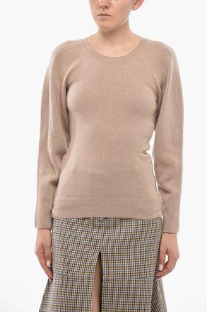 Stella McCartney Rundhalspullover Aus Schurwolle Mit Seitlichem Rei&szlig;verschluss Stella McCartney