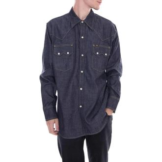 Lee Original Western Shirt - - Shirts - Herren - Blau - S