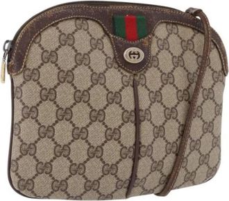 Gucci Sac bandouli&egrave;re GG Canvas Pre-owned - Femme - Pre-owned - Beige - Taille: ONE Size