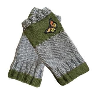 Generico Mitaines tricot&eacute;es pour femmes, gants &eacute;l&eacute;gants et chauds pour femmes, gants d&eacute;coratifs l&eacute;gers, moufles en tissu extensible respirant pour femmes et ad