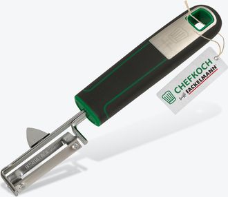 Fackelmann CHEFKOCH Pendelsch&auml;ler Premium - Rostfreier Edelstahl, M&uuml;heloses Sch&auml;len von Obst & Gem&uuml;se - Ergonomischer Griff zum perfekten Sch&auml;len und f&uuml;r ein ein