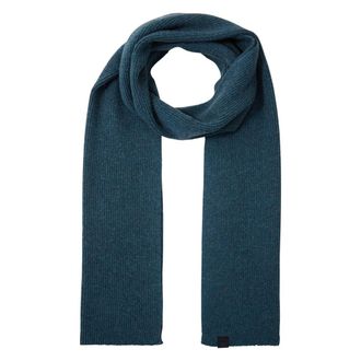 Tom Tailor Herren 1048039 Strickschal mit Wollanteil, 38226-Real Teal Blue Melange, One Size