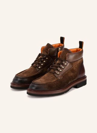 Santoni Schn&uuml;rboots Colin braun