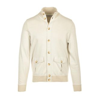 Gran Sasso Homme, Pulls, Blanc, Taille: 3XL Manteau Blanc Blusotto Corana ML